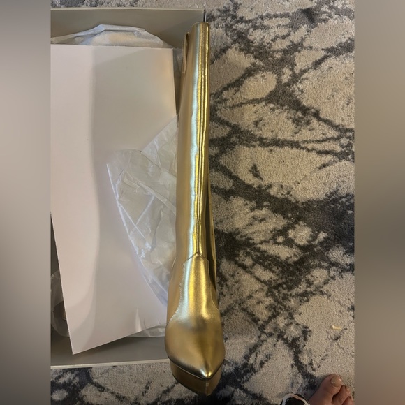 Thalia Sodi | Shoes | Thalia Sodi Womens Trixi Platform Gold Stiletto ...